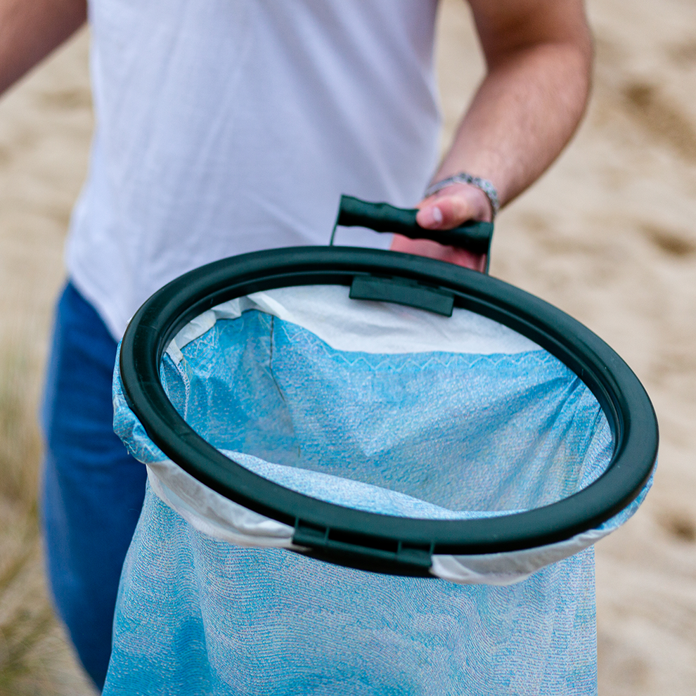 Recycled Litter Picking Bag Hoop – Hope and Despair